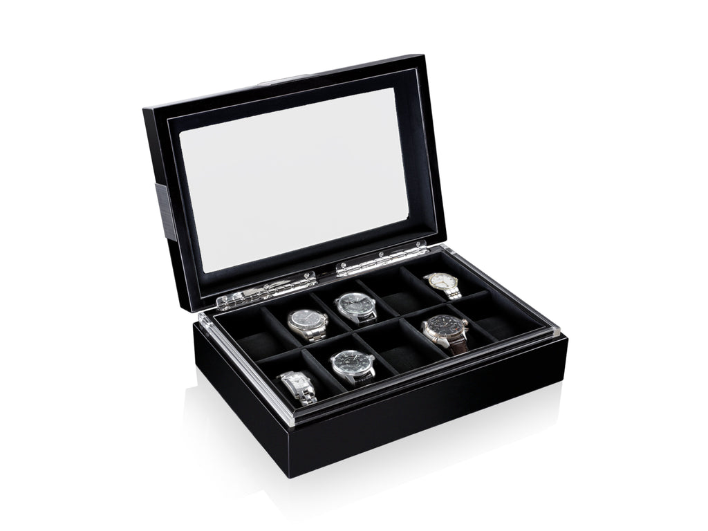 Executive 10 Watches Black Box – Gem Bijou