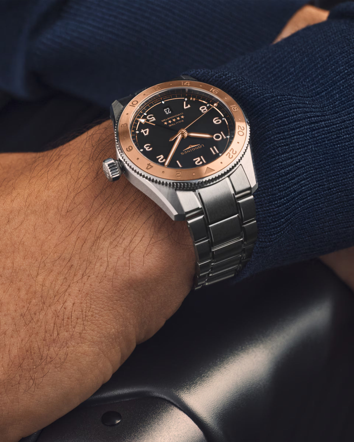 Longines Spirit Zulu Time 1925 42mm L3.803.5.53.6 – Gem Bijou