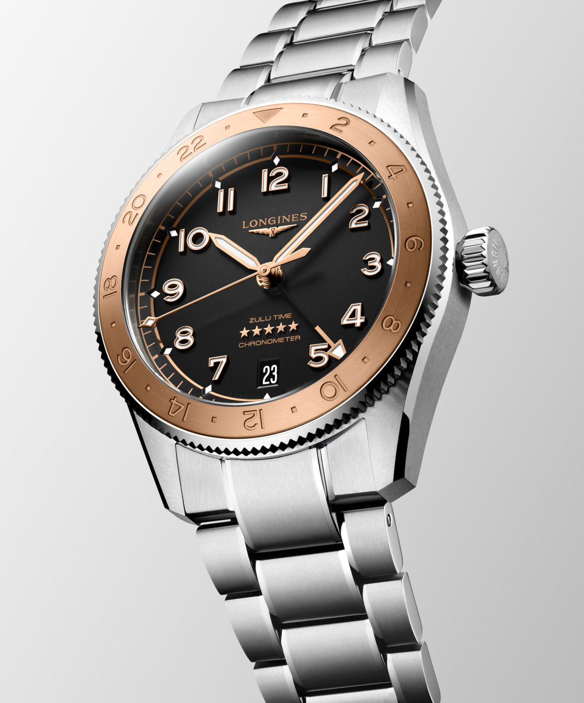 Longines Spirit Zulu Time 1925 42mm L3.803.5.53.6 – Gem Bijou